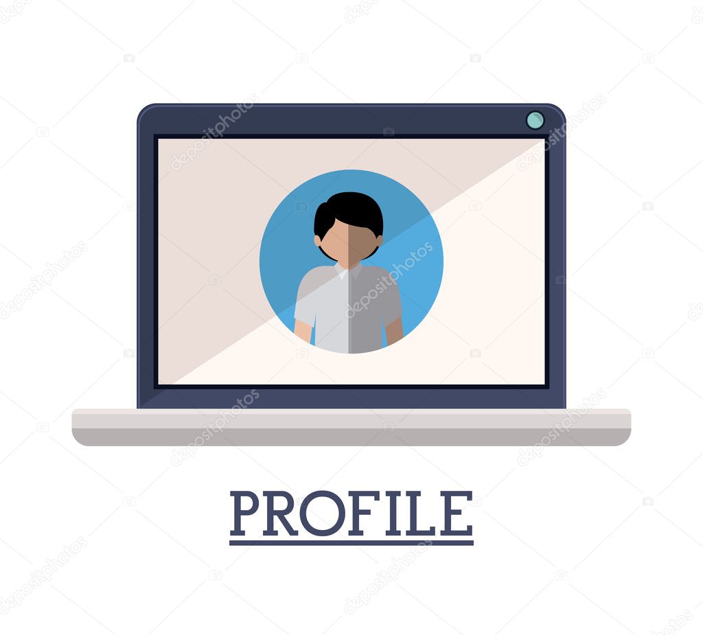 Profile design Stock Vector Image by ©grgroupstock #83972752