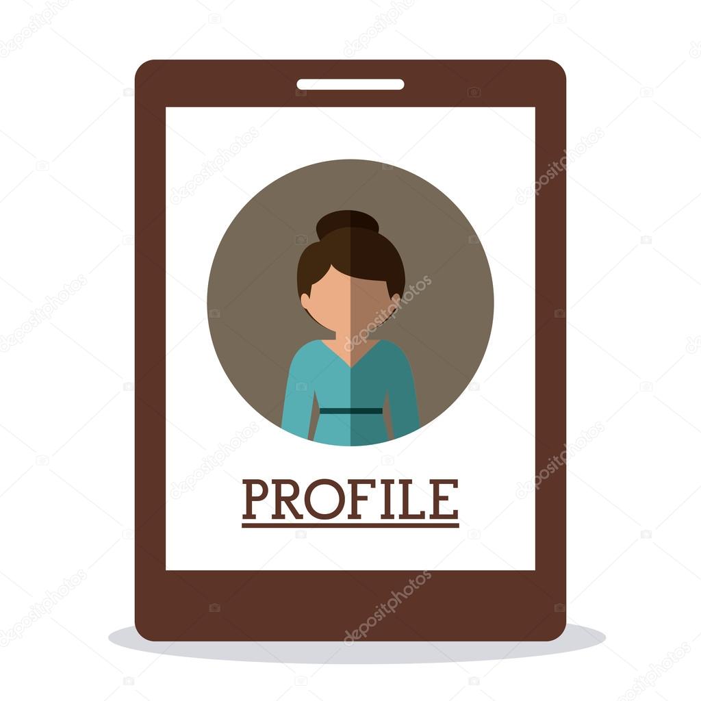 Profile design Stock Vector Image by ©grgroupstock #83972776