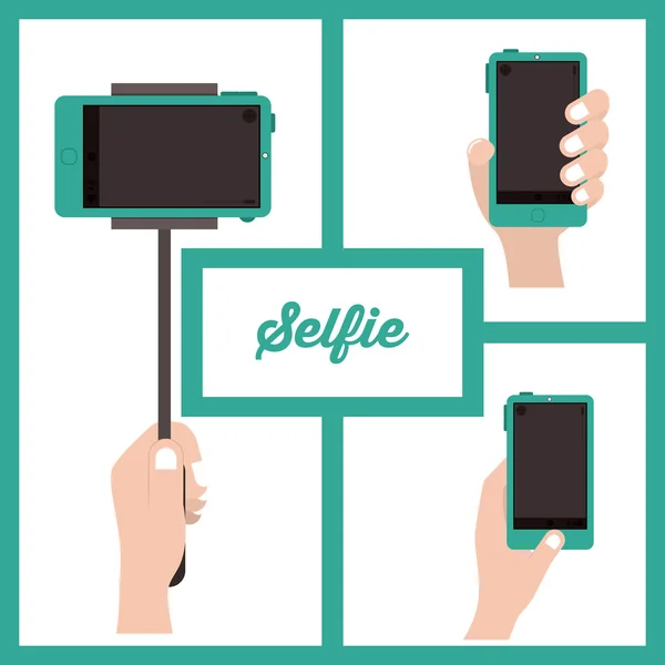 Selfie design Stock Vector by ©grgroupstock 75553433