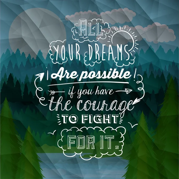 Motivational poster message design Stock Vector Image by ©grgroupstock ...