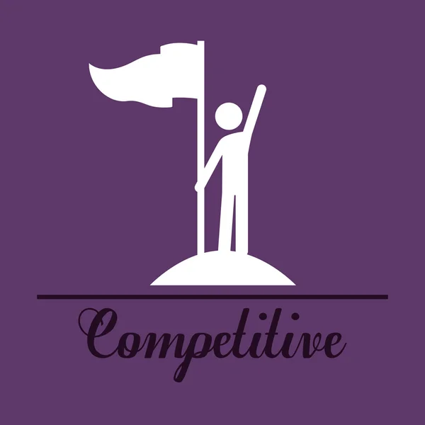 Diseño de espíritu competitivo Vector de stock #95182482 de ©grgroupstock