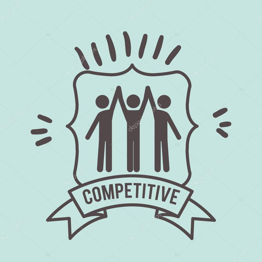 Competitive spirit design Stock Vector by ©grgroupstock 95181924