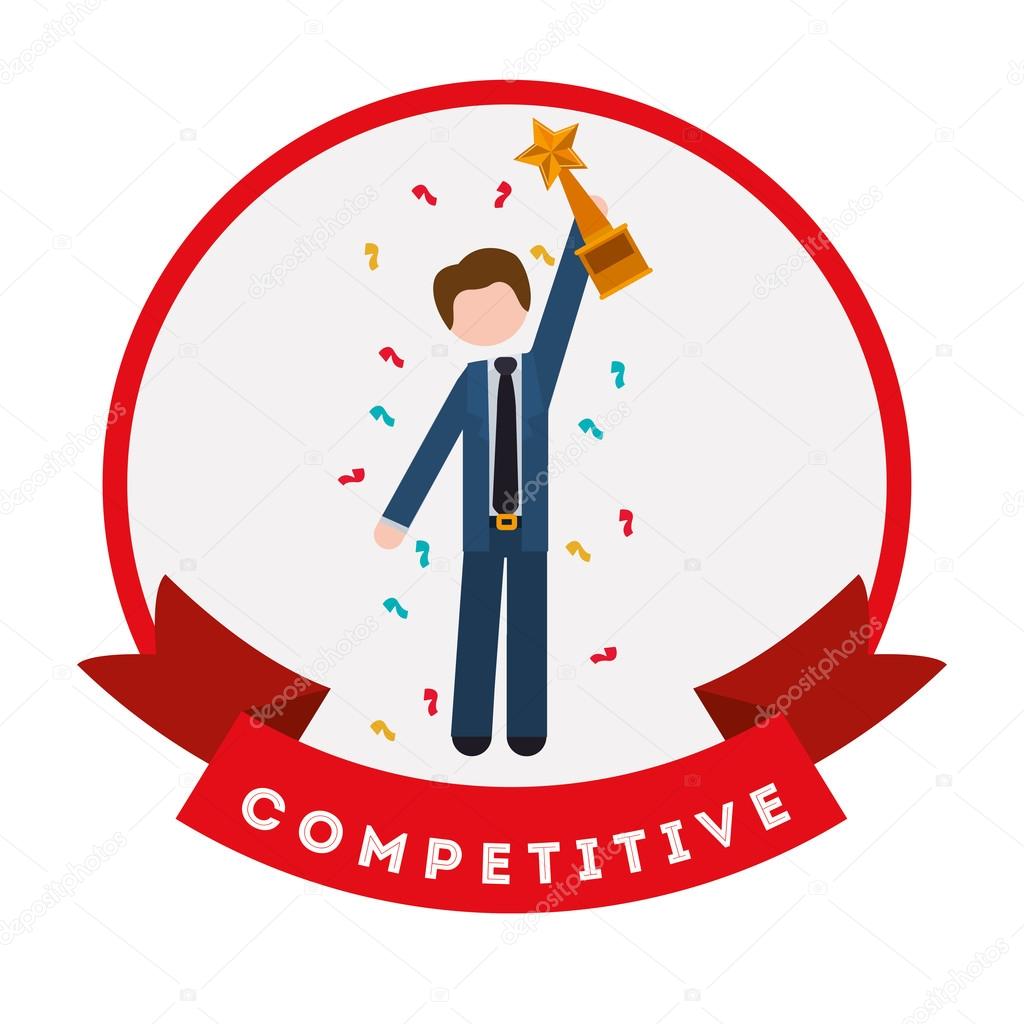 Competitive spirit design Stock Vector by ©grgroupstock 95182342