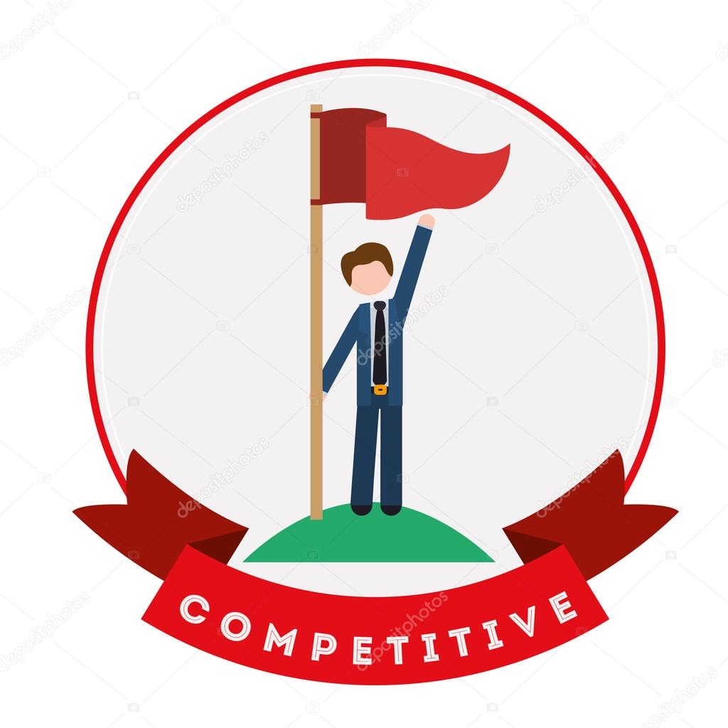 Competitive spirit design — Stock Vector © grgroupstock #95182678