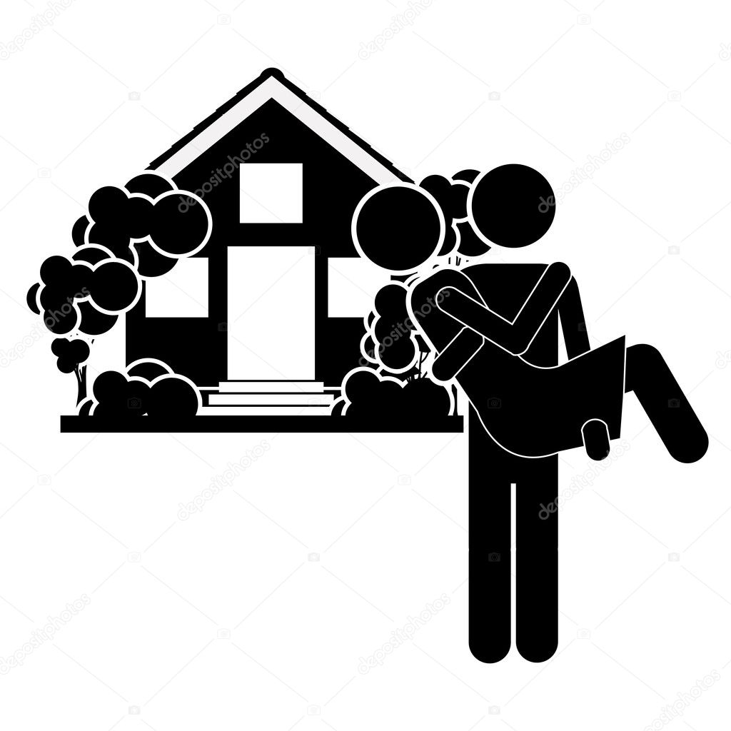 Couple life design Stock Vector by ©grgroupstock 96527430