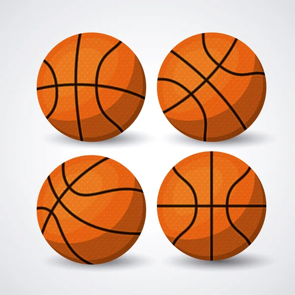 Different positions of basketballs — Stock Photo © sserg_dibrova #6704000