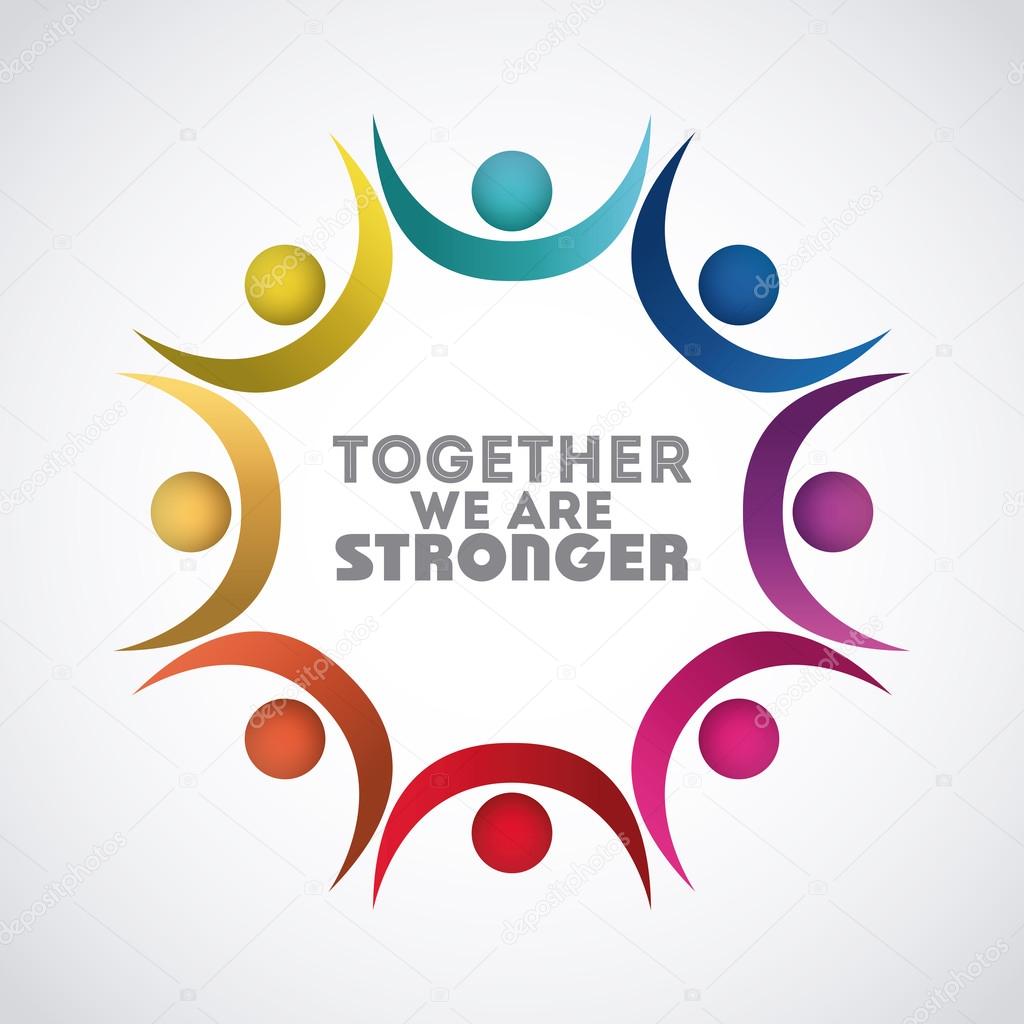 Together concept design Stock Vector by ©grgroupstock 98686354