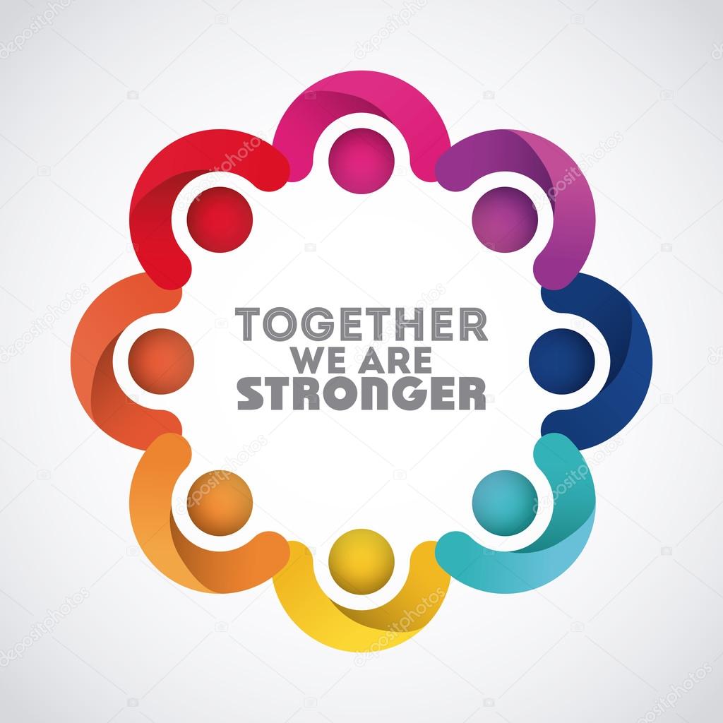 Together concept design Stock Vector Image by ©grgroupstock #98686446