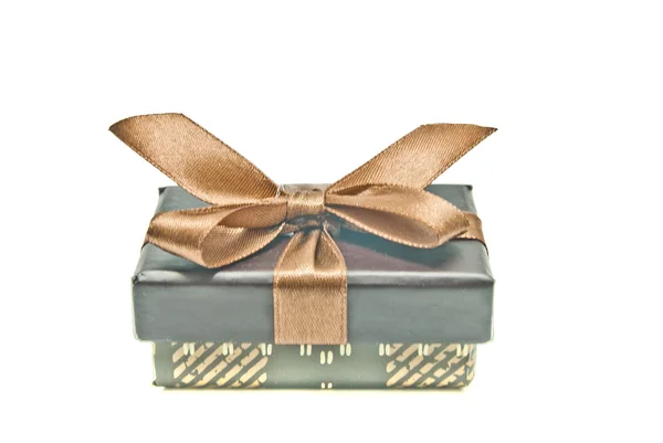 Golden wrapped gift box Stock Photos, Royalty Free Golden wrapped gift ...