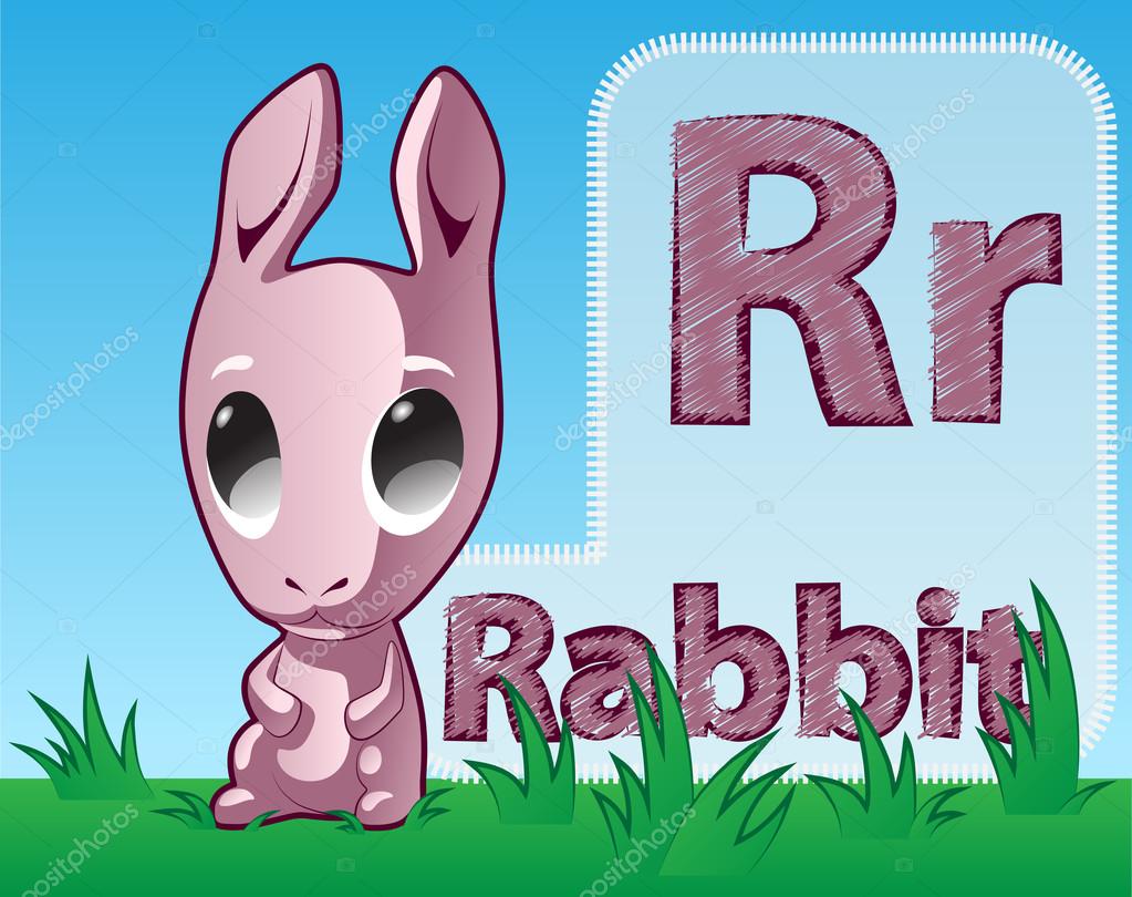 Cartoon Rabbit - Alphabet. Stock Vector Image by ©November17 #101250800