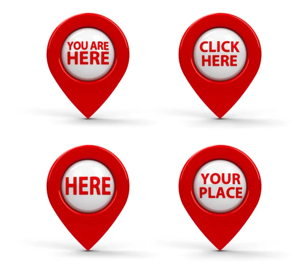 Red map pointer #2 — Stock Photo © Oakozhan #142573381