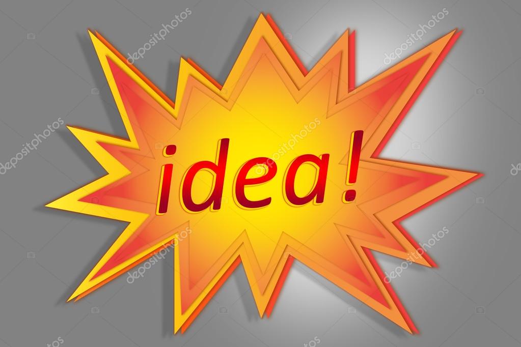 Comic book explosion with idea word inside Stock Illustration by ©kotin ...