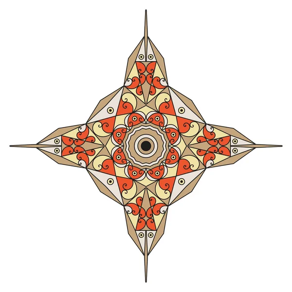 Ethnic patterned star — Stock Vector © Anzhelika1984 #130189994