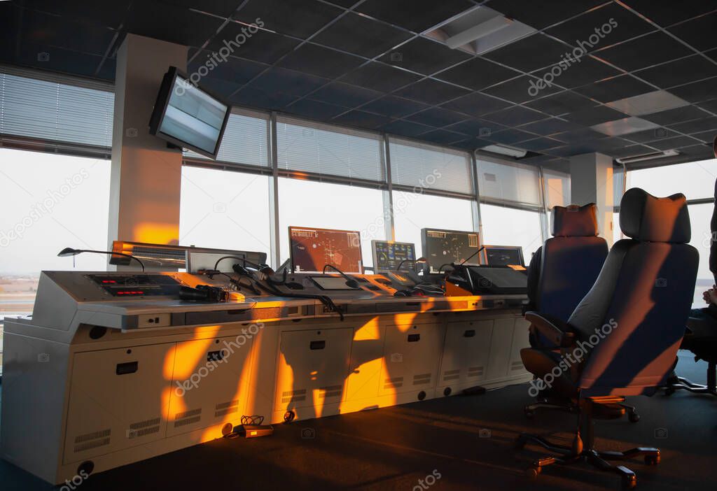 Antecedentes del despachador. El lugar de trabajo del gerente de ...