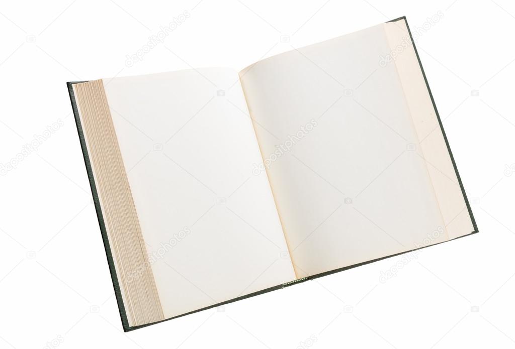 Blank white pages in an open book — Stock Photo © Devon #103859788