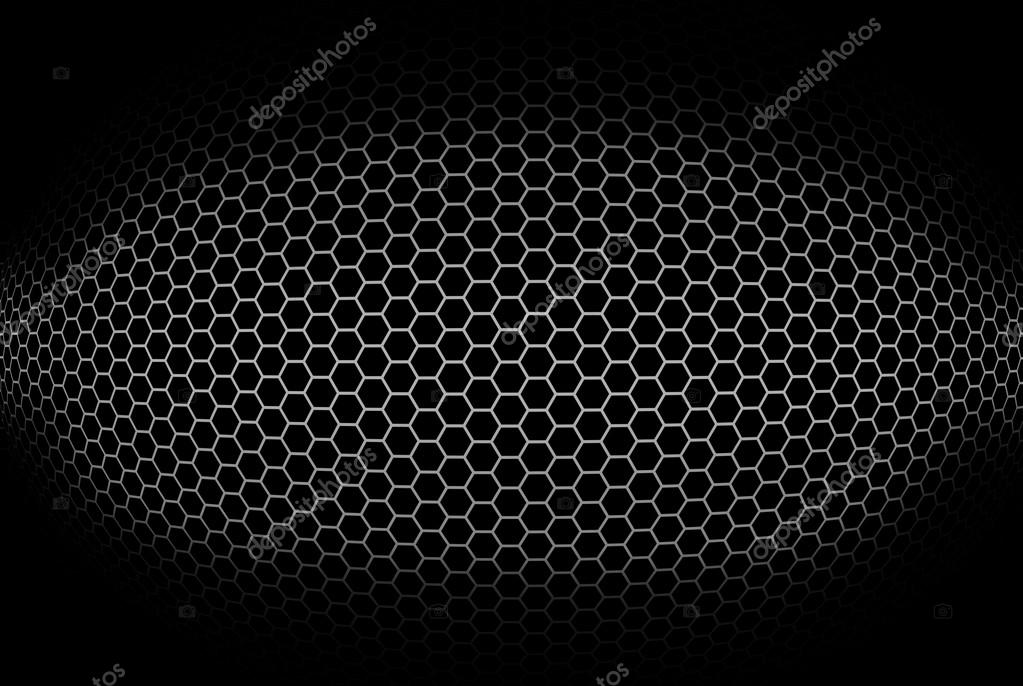 Abstract, cylindrical background with octagonal grid — Stock Photo ...