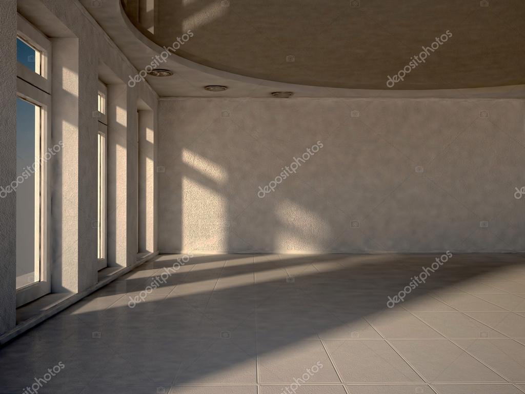 Empty room with a big window Stock Photo by ©minerva86 75783185