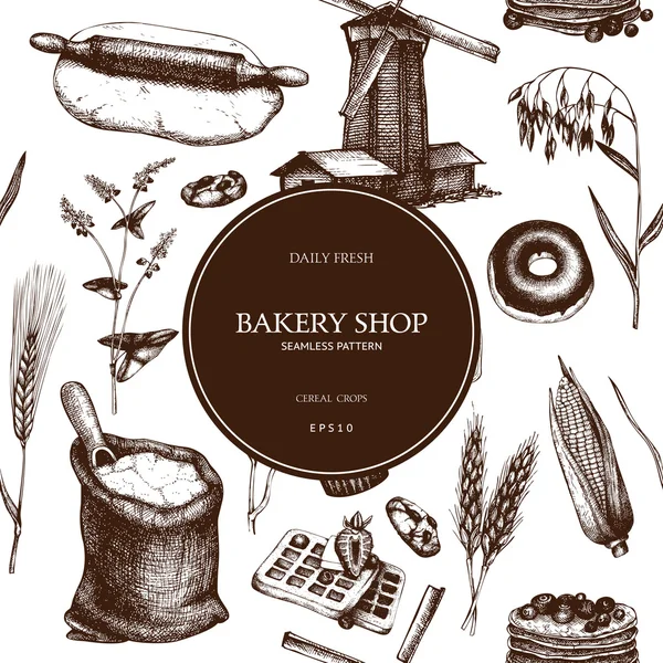 71 Flour bag pattern Vector Images | Depositphotos