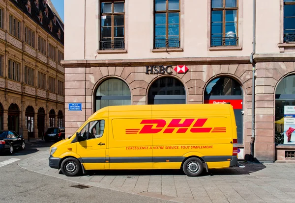 DHL van in the street of Geneva – Stock Editorial Photo © Krasnevsky ...