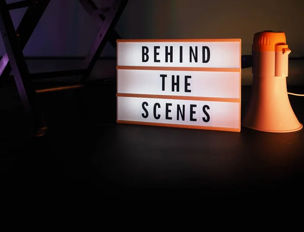 Scenes Letterboard Text Lightbox Cinema Light Box Movie Clapperboard ...
