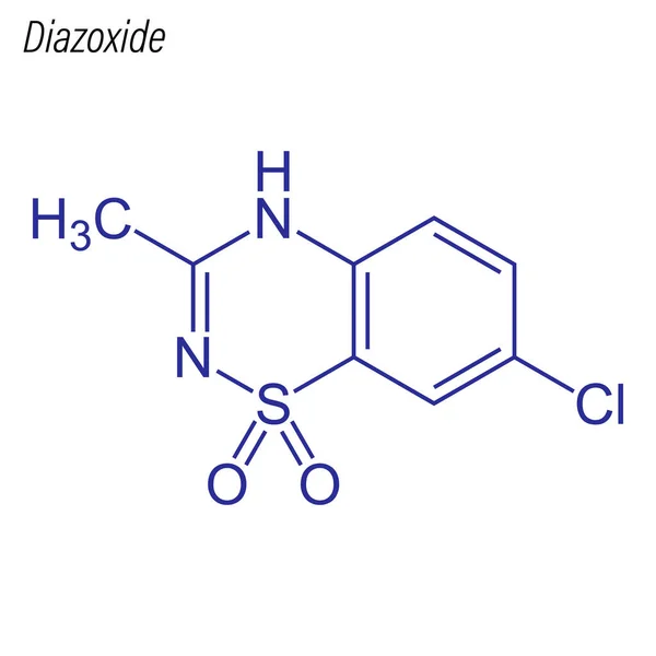 Skeletal Formula Albendazole Drug Chemical Molecule Stock Vector by ...