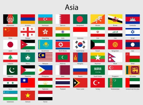List Of Countries In Asia