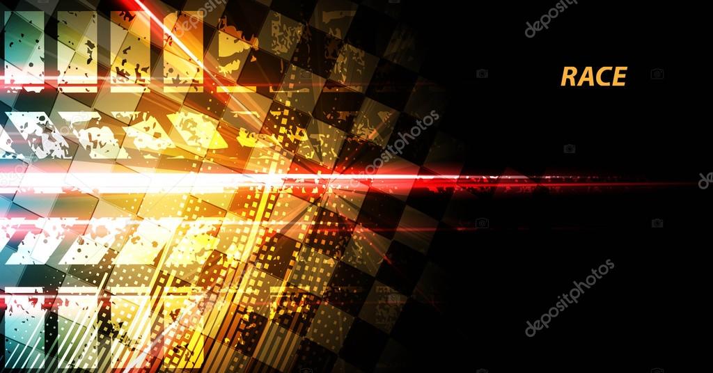 Racing square background, vector illustration abstraction in rac Stock ...