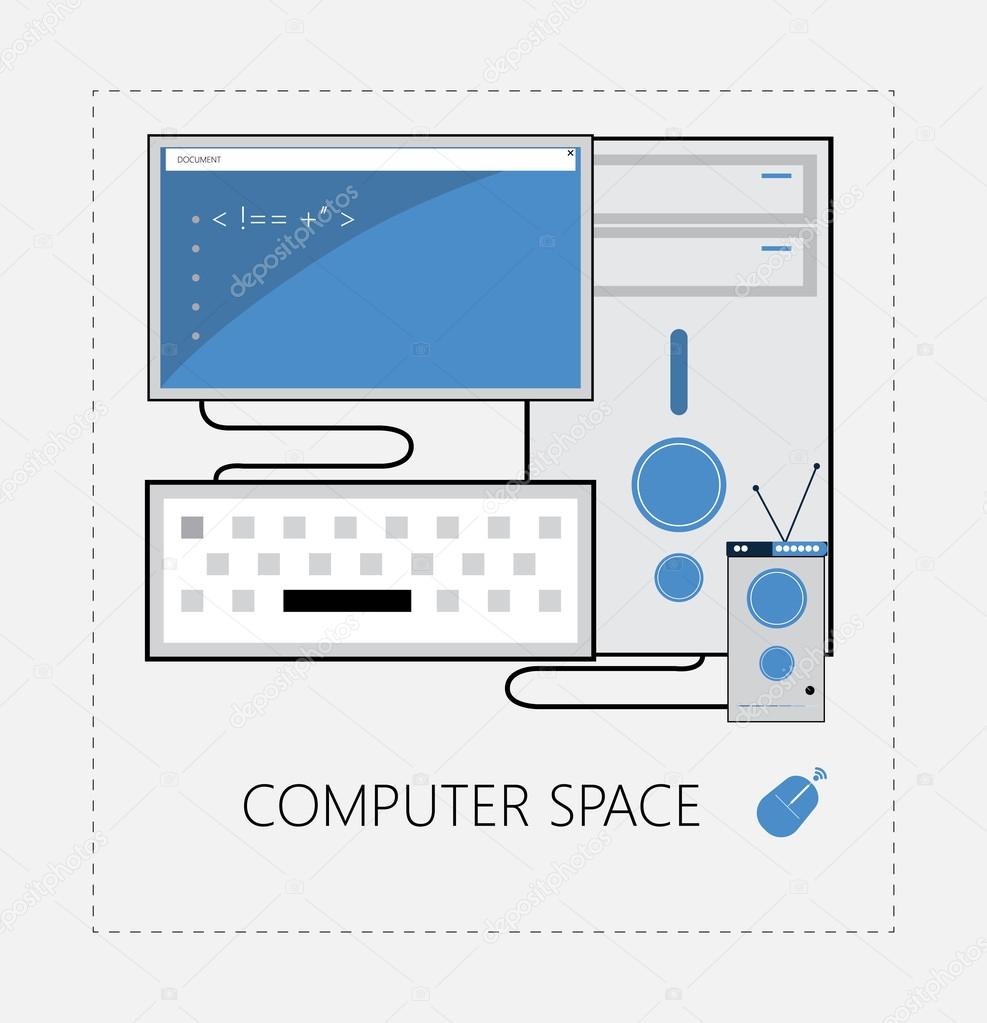 Abstract structure circuit computer cube technology business background ...