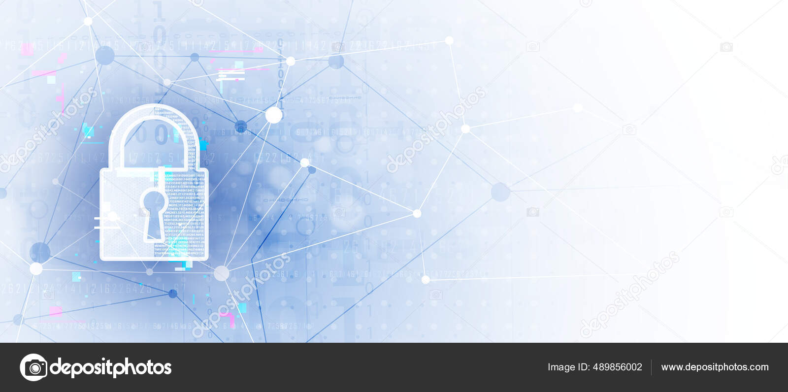 Internet Digital Syber Security Technology Concept Business Background ...