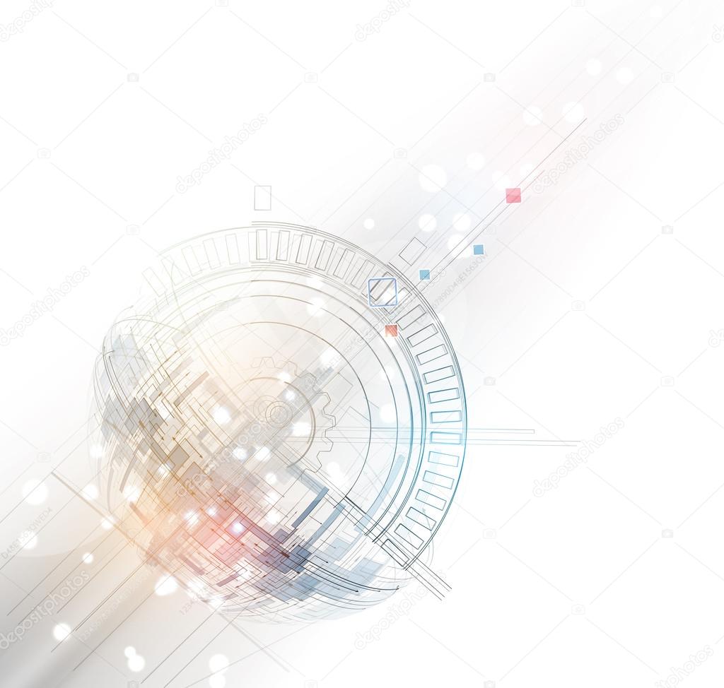 Abstract technology background Business & development direction Stock ...
