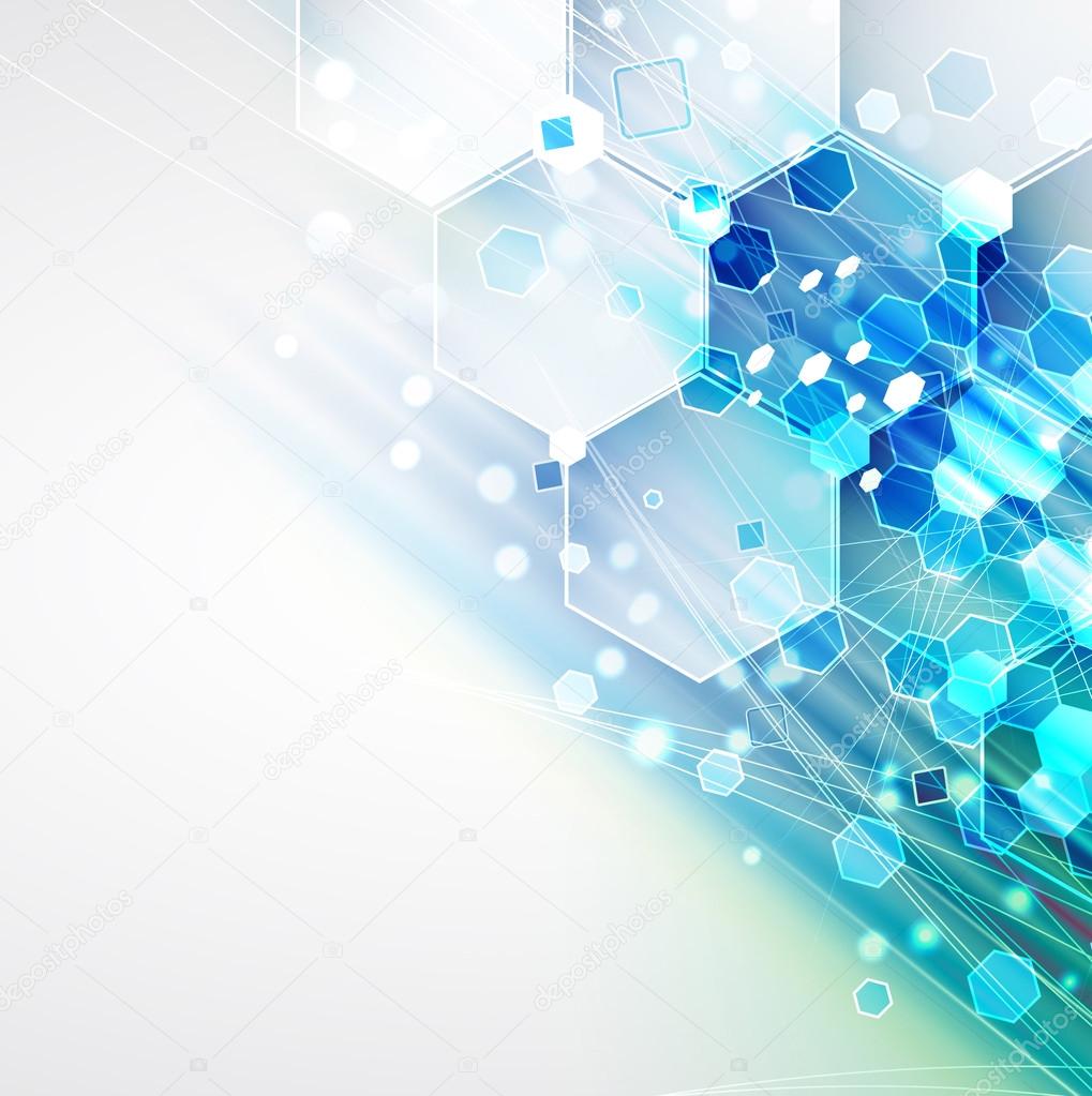 New future technology concept abstract background Stock Vector Image by ...