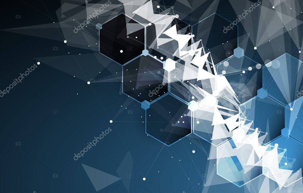 Abstract technology background Business & development direction Stock ...