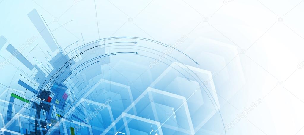 Abstract technology background Business & development direction Stock ...