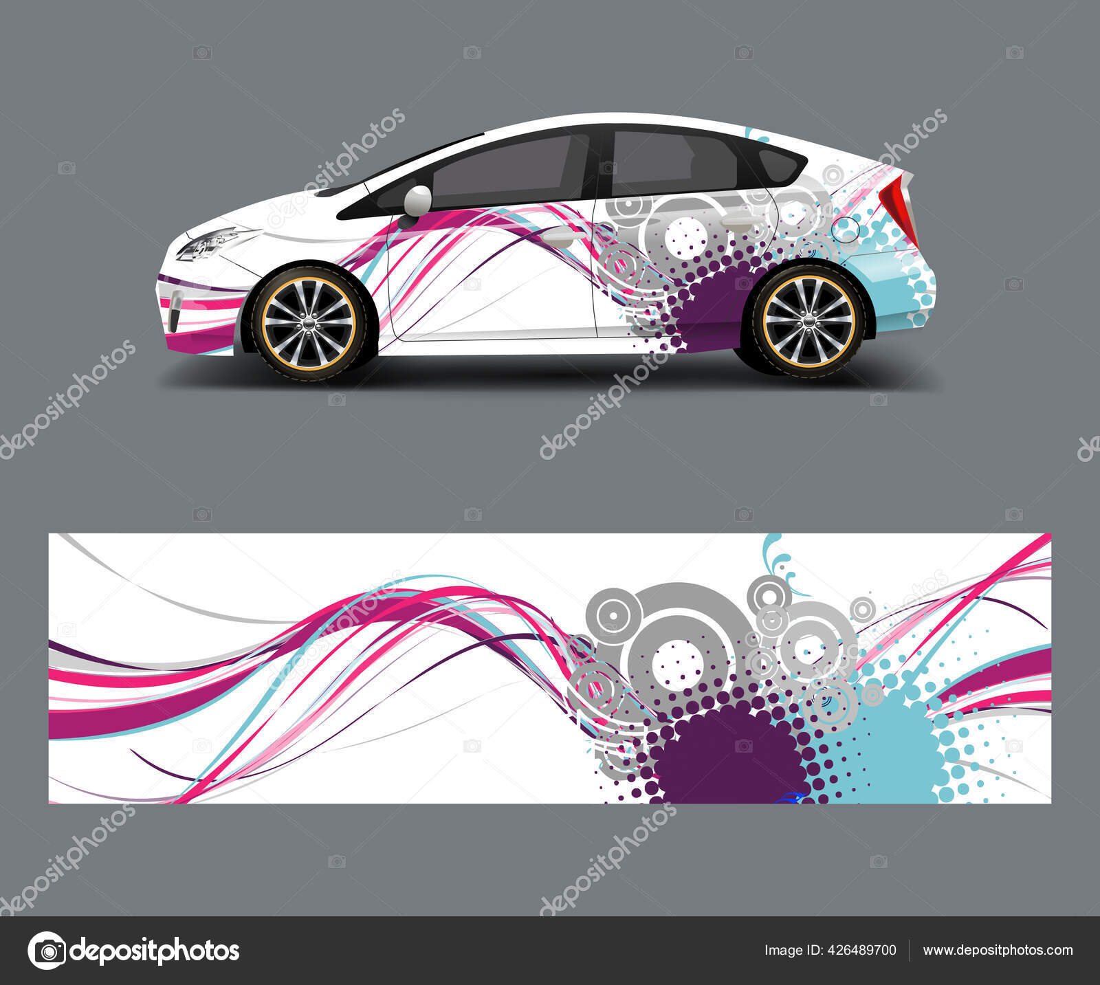 Sprint Car Graphics Template