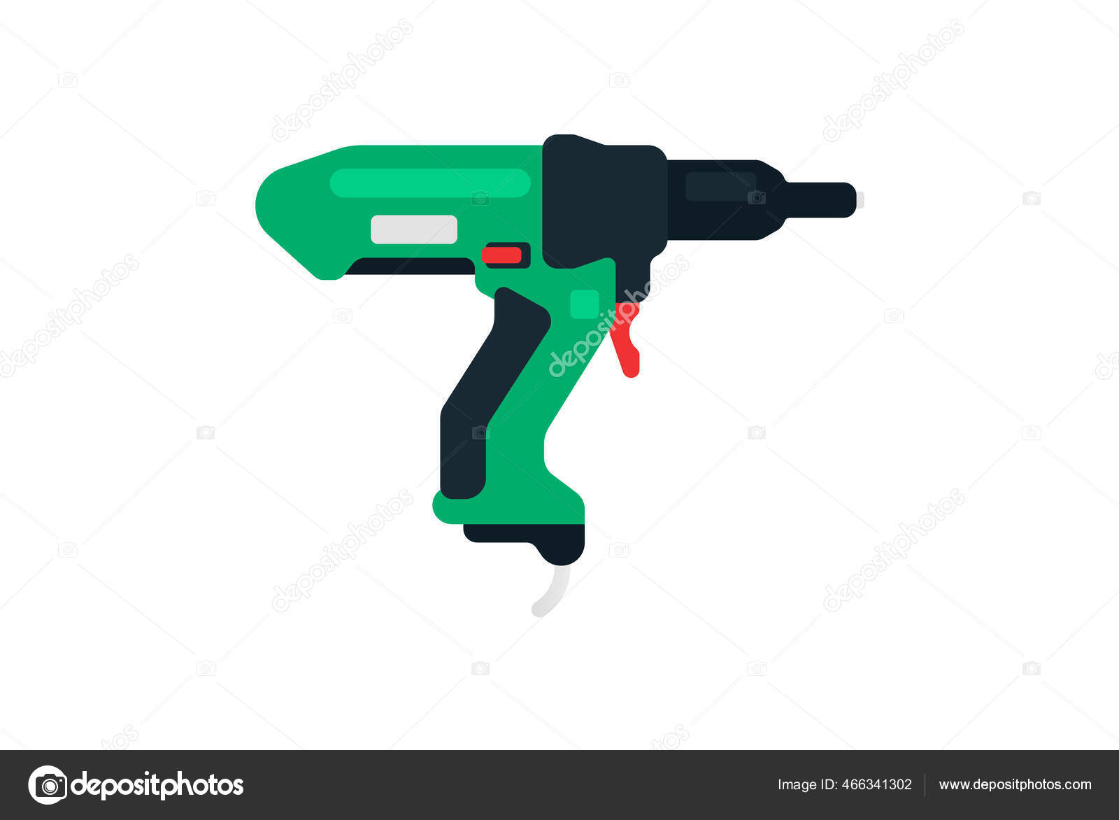 Electric riveter side view. Power tools for home, construction and ...