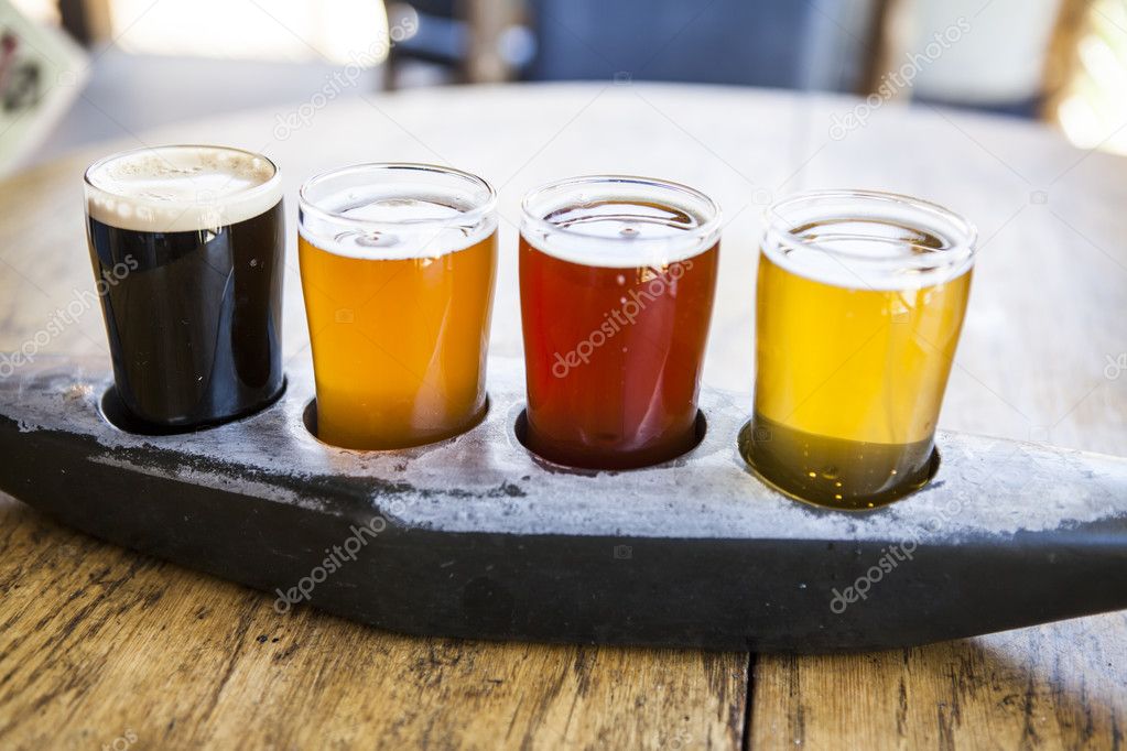 Craft Beer Flight — Stock Photo © maxym #122674586