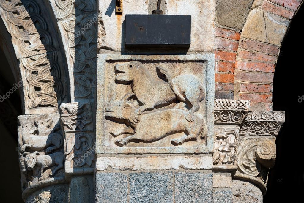 Basilica of Saint Ambrogio - Milano Italy — Stock Photo © catalby ...