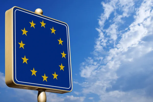 EU sign on traffic sign Stock Photo by ©kaprikM 63623839