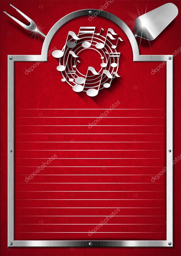 Music and Food - Menu Design Stock Photo by ©catalby 53658179