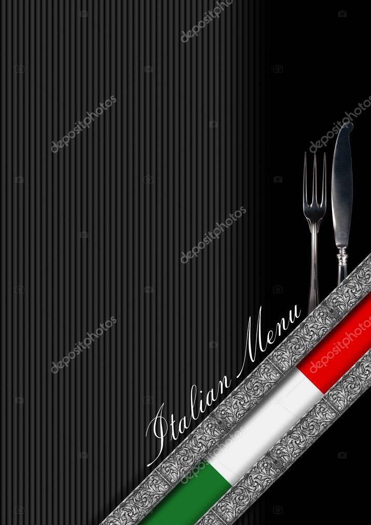 Italian Menu Background Design