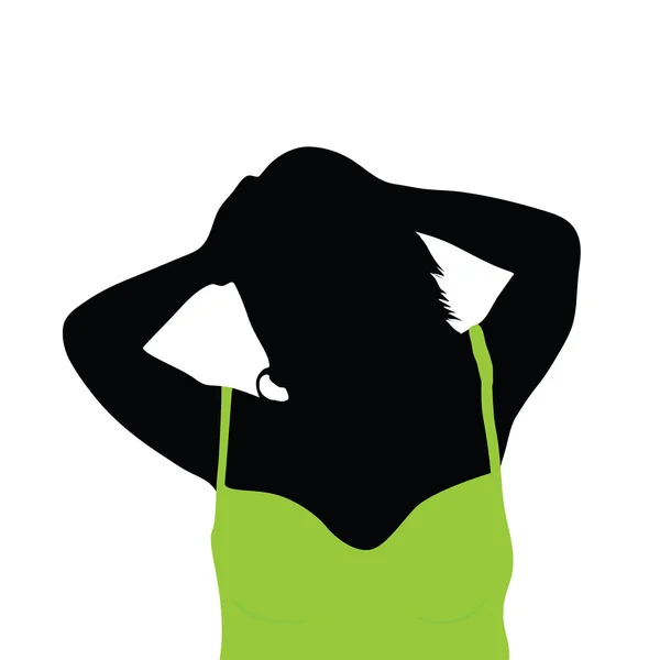 Girl Beauty Color Vector Silhouette Stock Vector Image By ©drgaga 67423033