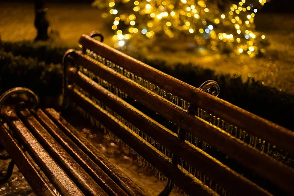 Bench Night Wallpaper