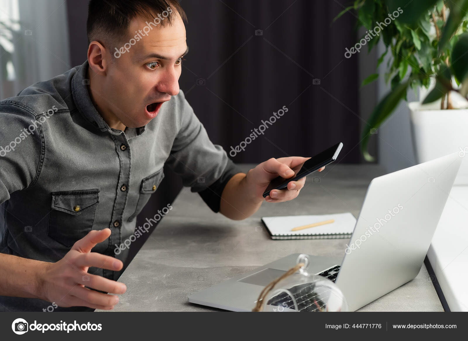 Confused Guy Computer