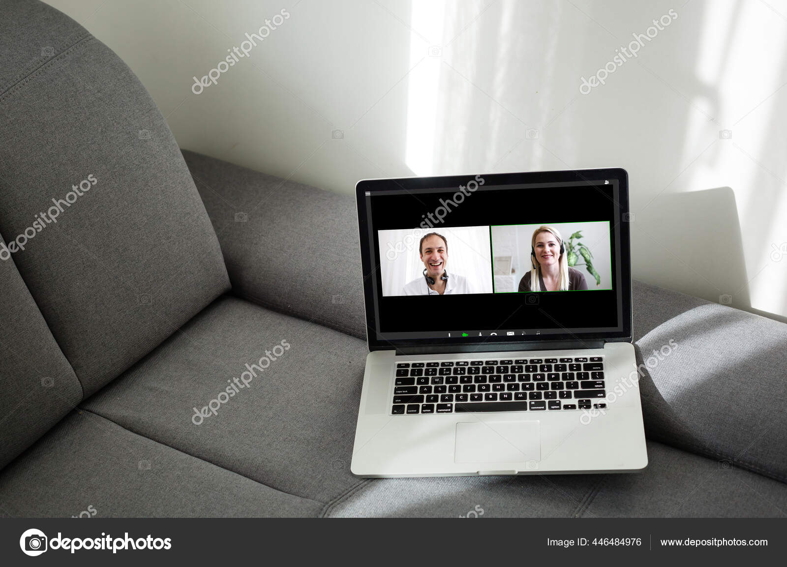 Electronic meeting concept. Teleconference. Video conference. Stock ...
