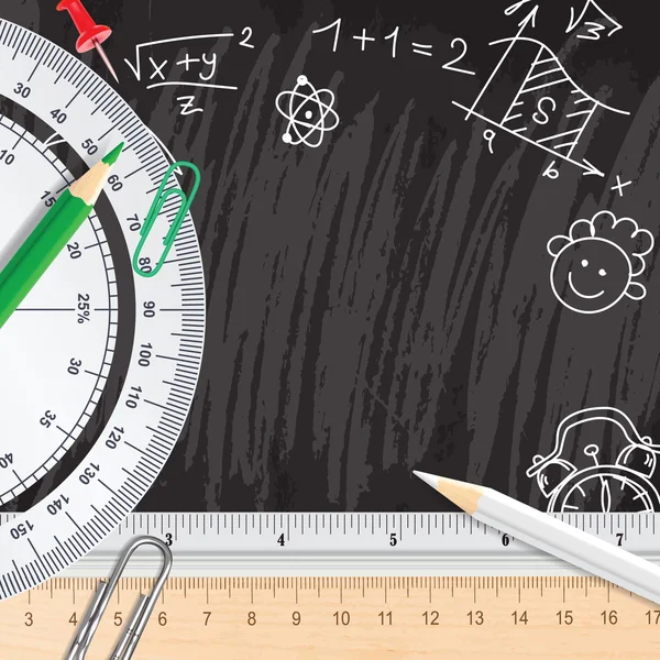 Pencil and ruler vector wallpaper Stock Vector Image by ©alliesinteract ...