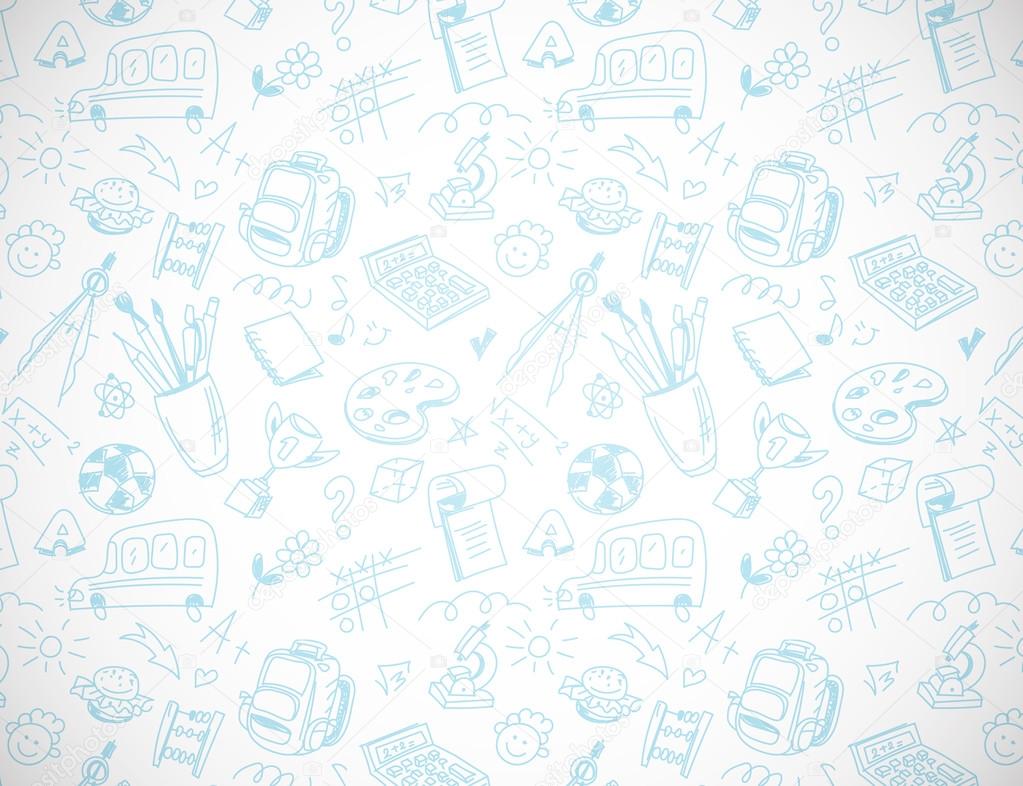 School background in drawing style Stock Vector Image by ©sergobolonkov ...