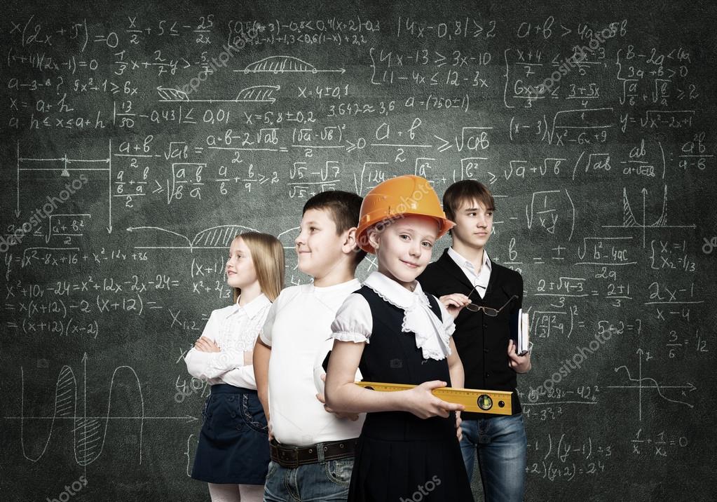 Children choosing future profession Stock Photo by ©Khakimullin 101259712