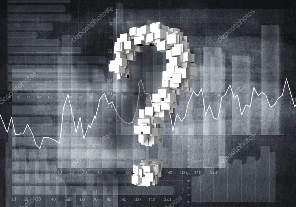 Question mark on graphs background Stock Photo by ©Khakimullin 113923436