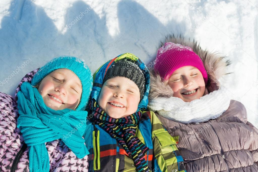 Happy kids having fun Stock Photo by ©Khakimullin 122826180