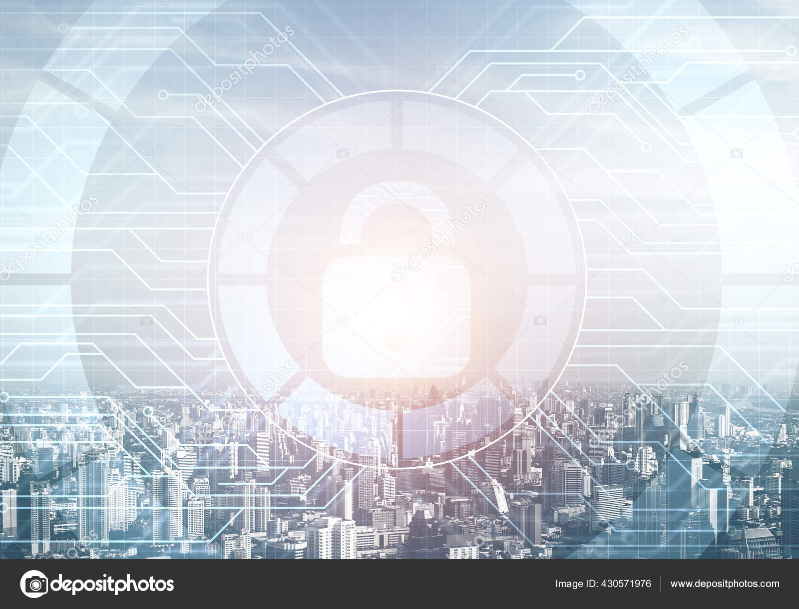Cryptography and encryption algorithm concept — Stock Photo © Khakimullin #430571976